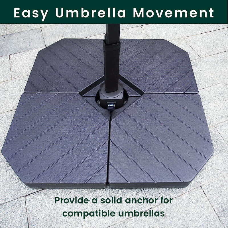 Weighted Cantilever Umbrella Base | High Capacity | Bluu